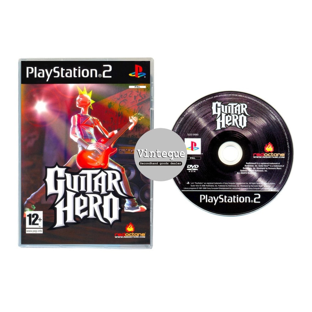 Jual Kaset CD DVD PS2 Playstation 2 Original Pabrik Guitar Hero | Shopee Indonesia