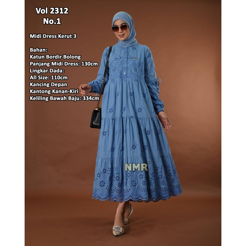 Jual MIDI BY NMR Katun bolong KAIZY | Shopee Indonesia