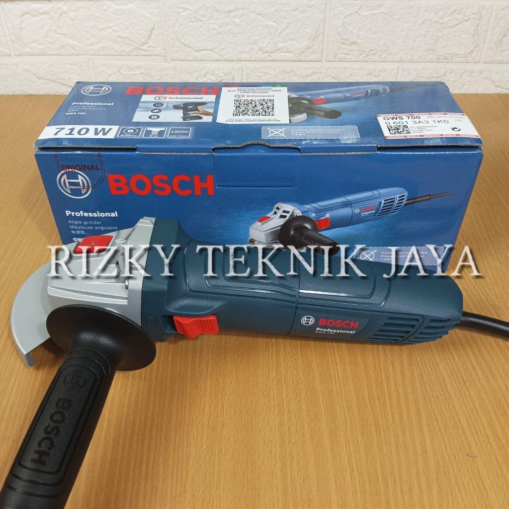 Jual BOSCH GWS 700 MESIN GERINDA TANGAN 4 INCH ANGLE GRINDER BOSCH ...