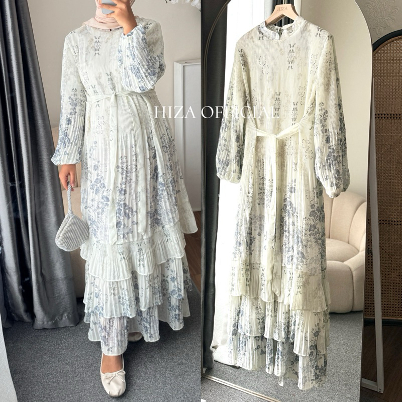 Jual HIZA - Maudy Dress Series | Raya Gamis Terlaris | Shopee Indonesia