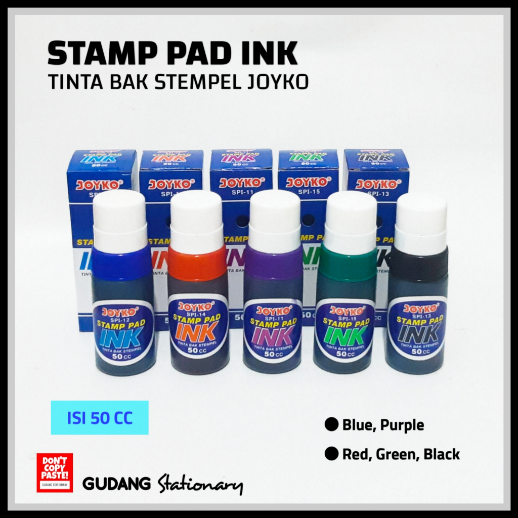 Jual Tinta Stempel | Stamp Ink SPI-11 JOYKO 50 cc | Shopee Indonesia