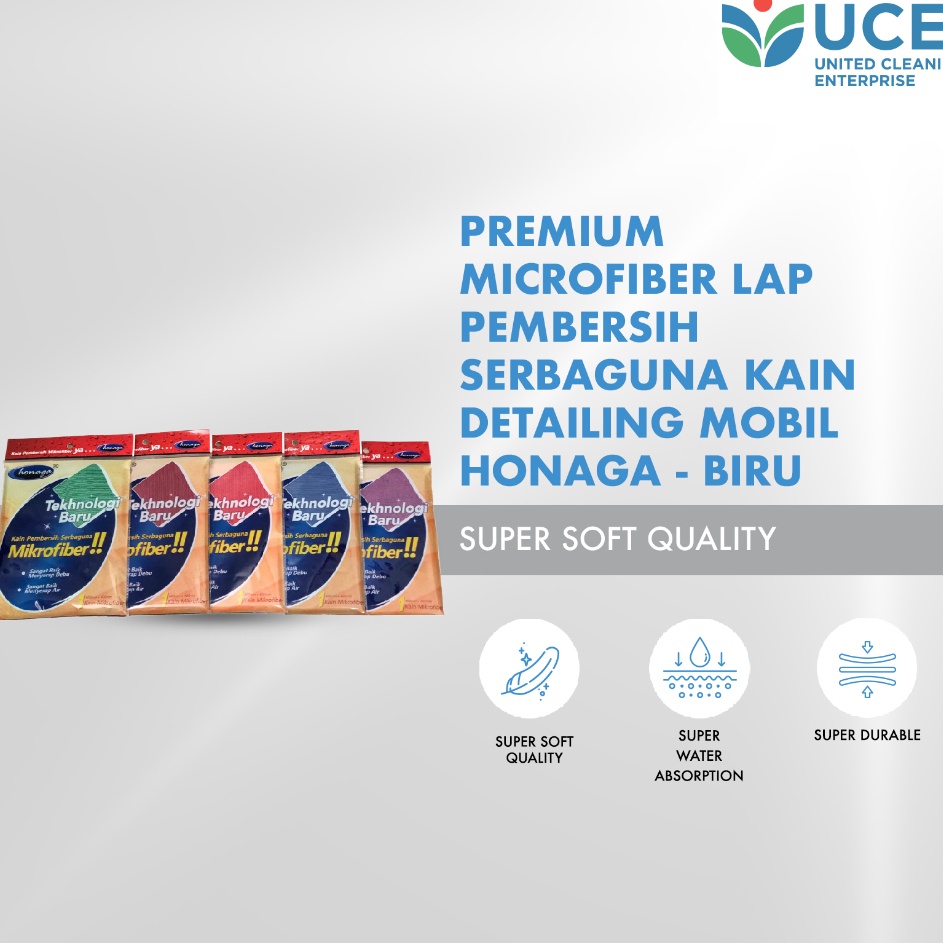 Jual zi HONAGA Premium Microfiber Lap Pembersih Serbaguna Kain ...