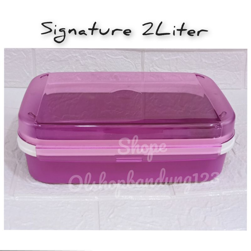 Jual Tupperware Signature Regtangular 2L Kotak Serbaguna Multifungsi ...