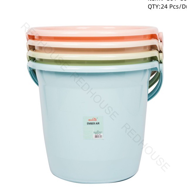 Jual uK Ember Air 16 23 L Liter Plastik Tanpa Tutup Warna Pastel Ember ...