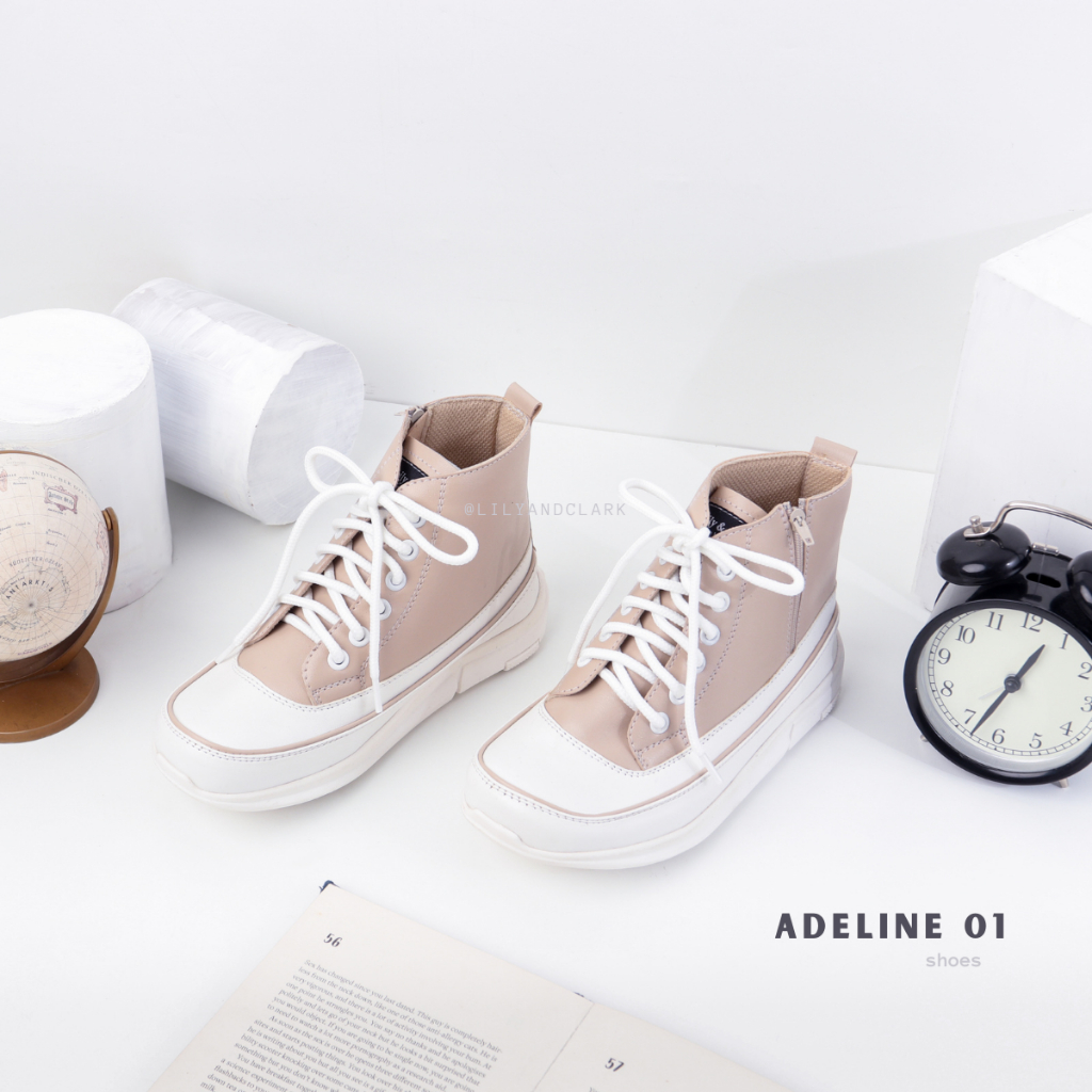 Jual LILY AND CLARK Sepatu Boots anak anak warna Mocca ADELINE 01 ...