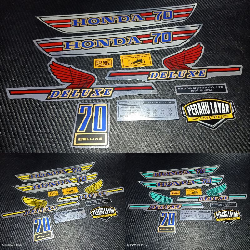 Jual setiker c70 sticker C70/ulung/olong striping c70 list body Honda ...