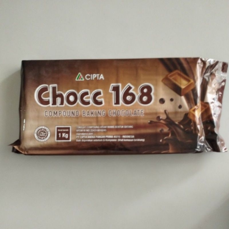 Jual Chocc 168 1kg Coklat Batang Compound Baking Chocolate | Shopee ...