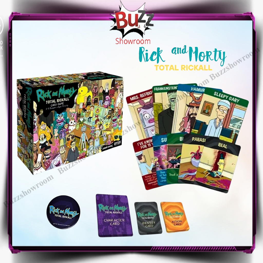 Jual Rick and Morty Total Rickall Card Game Board Games | Shopee Indonesia