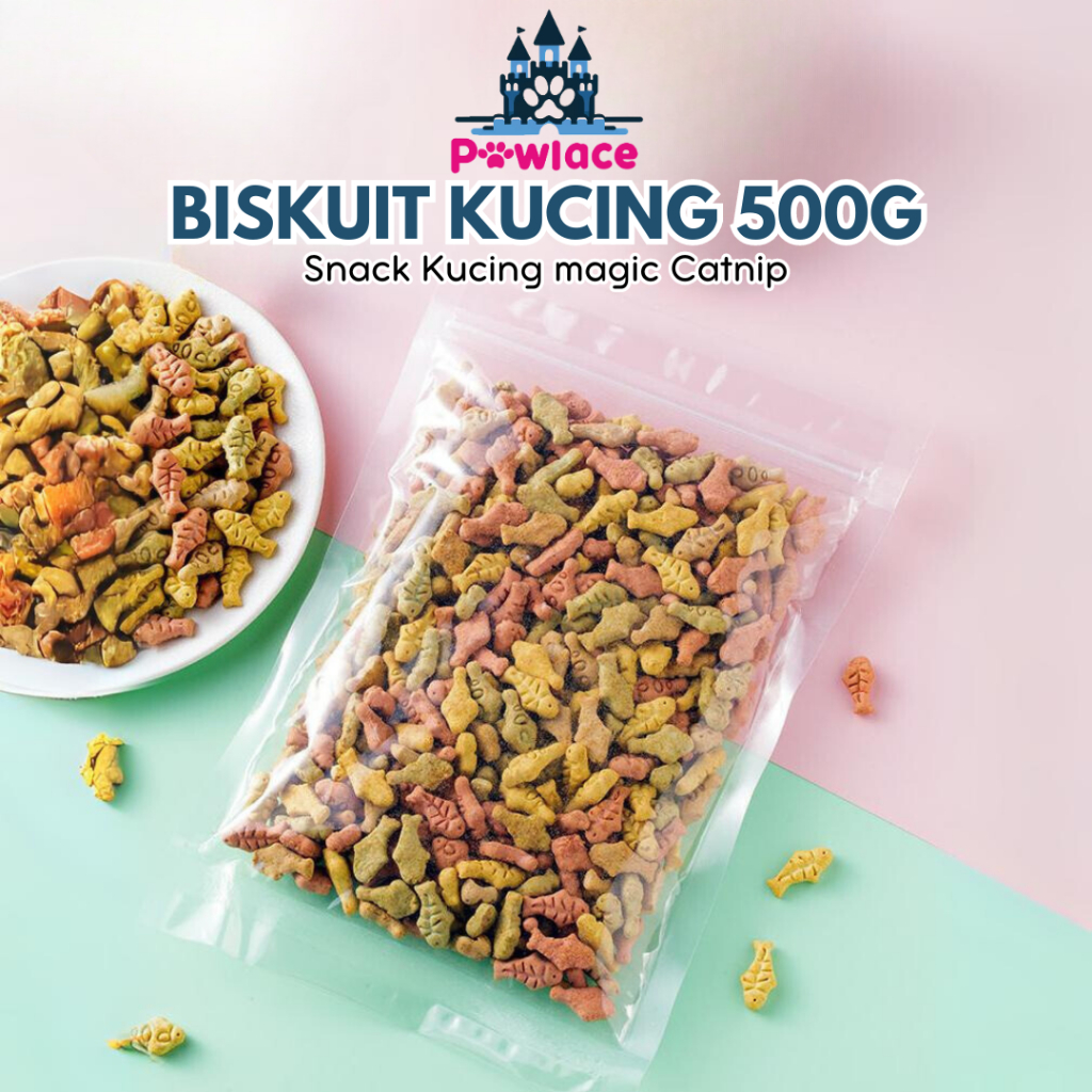 Jual Pawsitive Vibes Biskuit Kucing Magic Catnip 1/2 Kg - Cat Snack ...