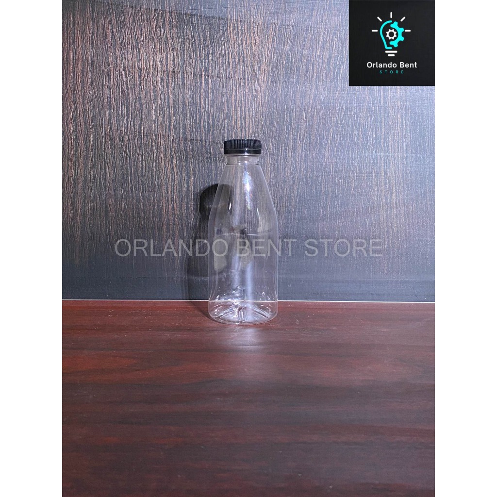 Jual Botol Cantik 350 ml / Botol Plastik 350 ml Clear PET, Tutup Warna ...
