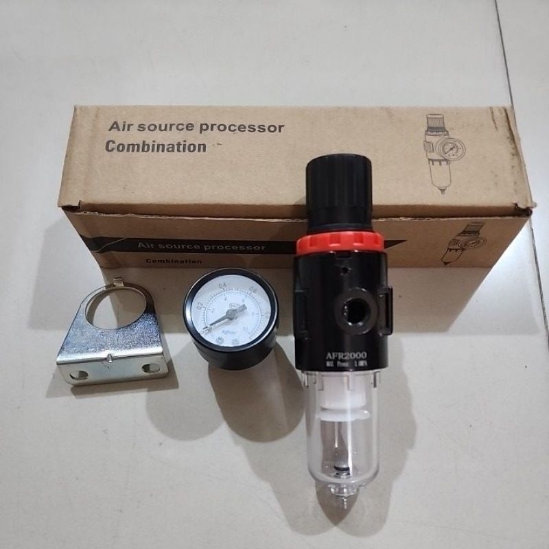 Jual MINI AIR FILTER UNIT SINGLE KOMPRESOR UDARA REGULATOR ANGIN ...
