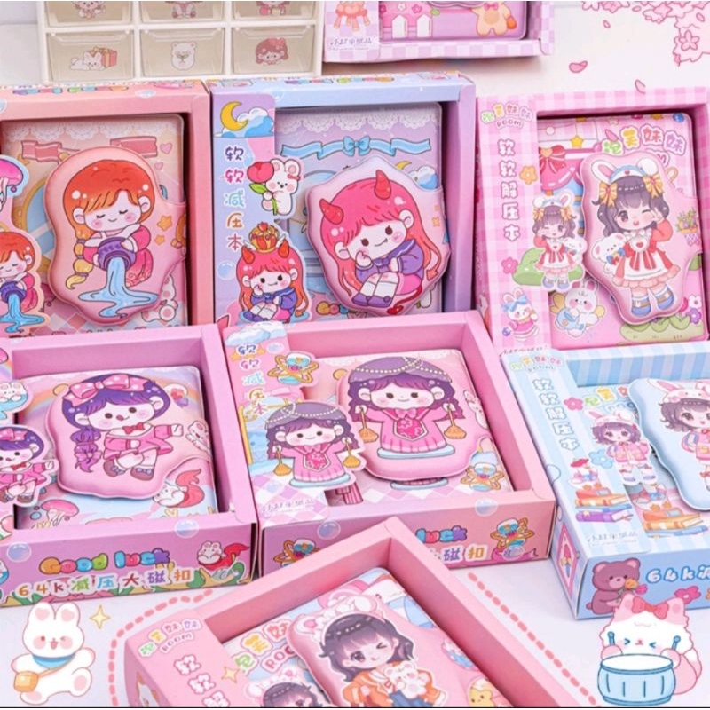 Jual Buku Squishy book daily Notebook/Agenda Buku catatan Kuromi/Sanrio ...