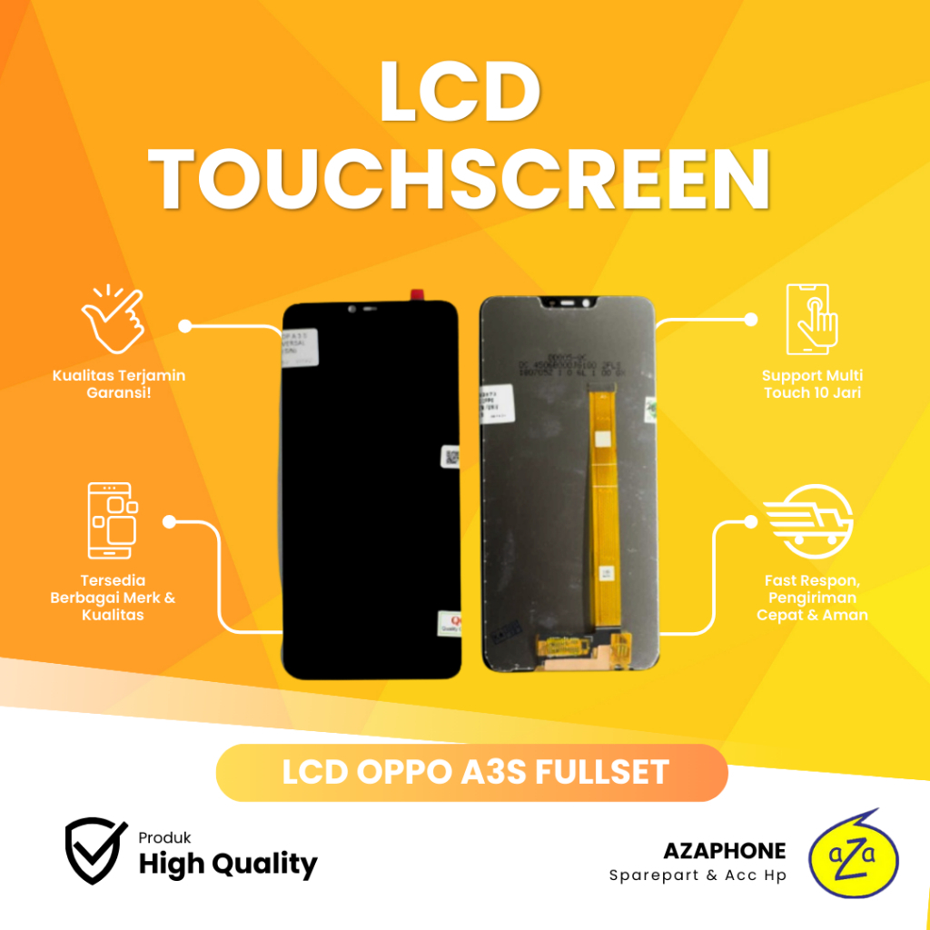 Jual LCD Oppo A3s CPH-1803 / Relme 2 / Relme C1 Contras Fullset | Shopee Indonesia