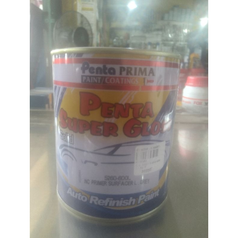 Jual CAT DASAR PENTA NC PRIMER SURFACER L.GREY /CAT DASAR PENTA ABU ...