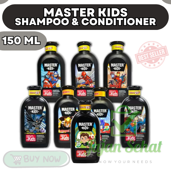 Jual Master Kids Shampoo & Conditioner 150ml | Shopee Indonesia