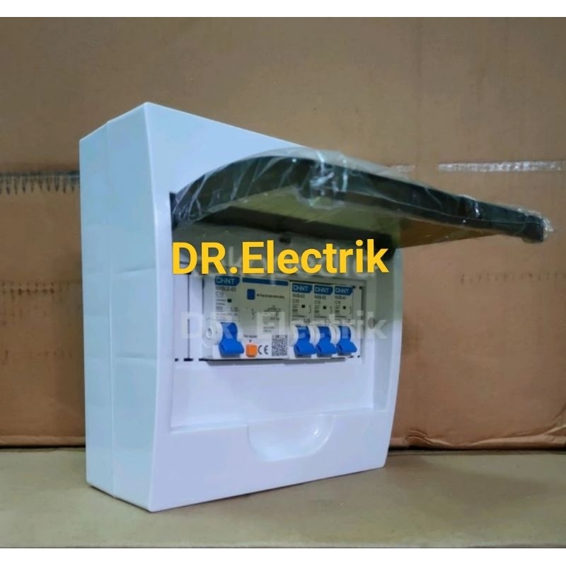 Jual Paket RCBO+MCB+Box 8 OUTBOW NXBLE-63 1P+N Chint | Shopee Indonesia