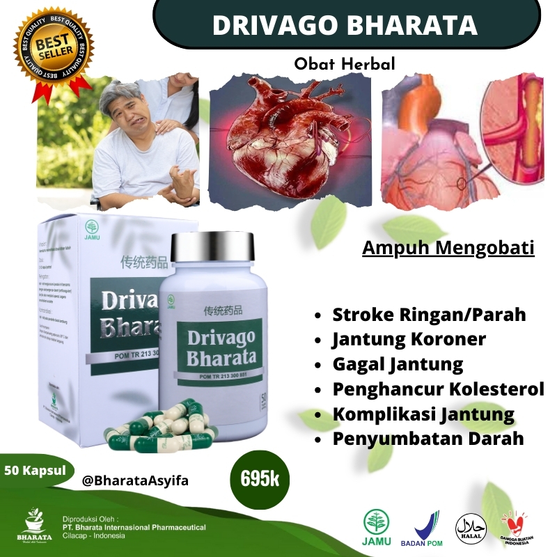 Jual Obat Stroke,Jantung Koroner-Obat Gagal Ginjal DRIVAGO BHARATA 100% ...