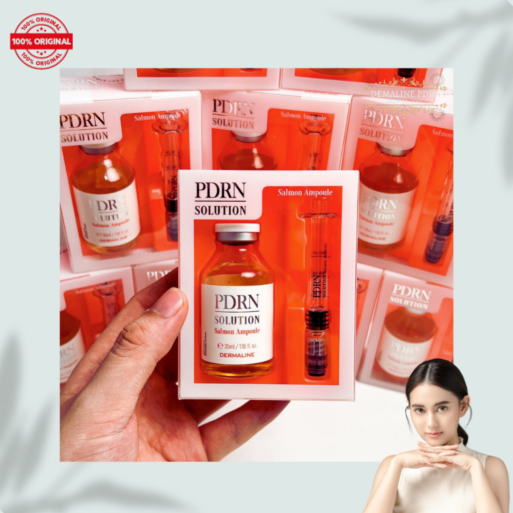 Jual Dermaline PDRN Salmon DNA Skin Booster Brightening Serum Glow Up Viral 35ml | Shopee Indonesia