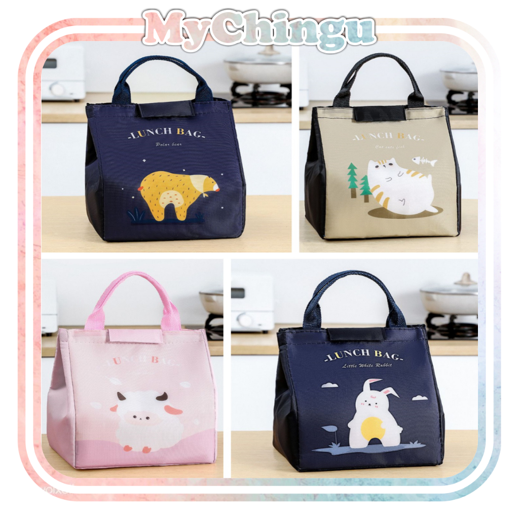 Jual Chingu PA013 Tas Bekal Karakter Motif Lucu Cute Lunch Cooler Bag ...