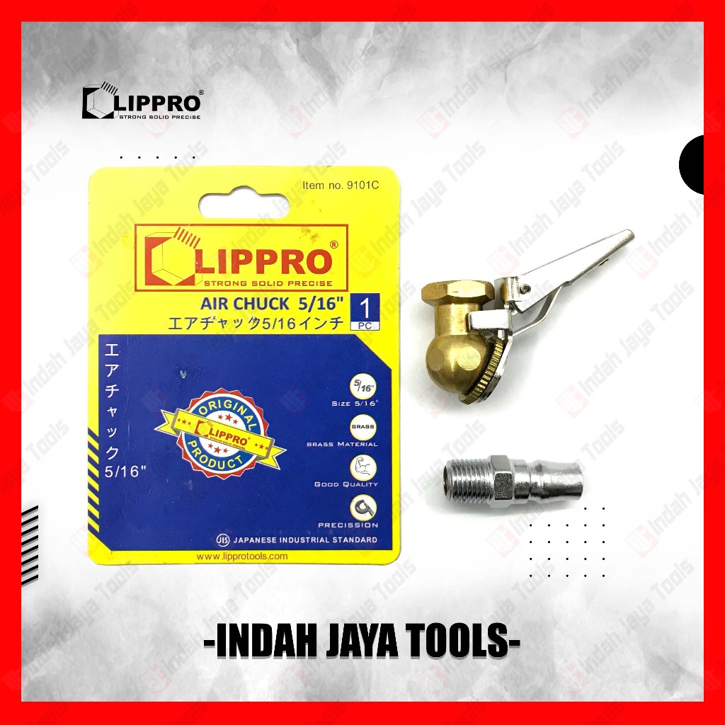 Jual LIPPRO 9101C Air Chuck 5/16" Nitrogen - Pengisi Isi Angin Ban ...