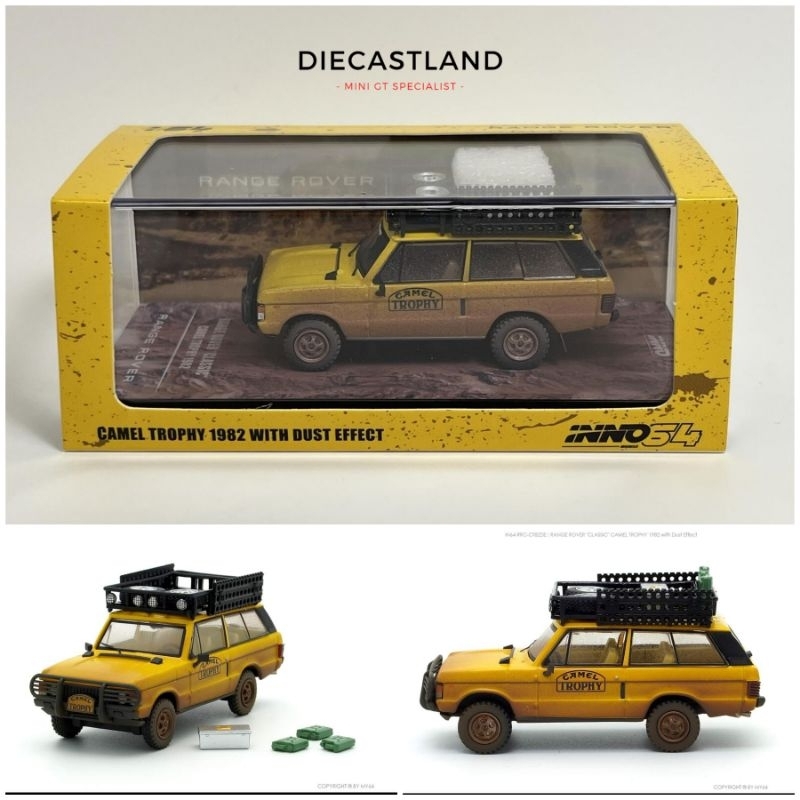 Jual INNO64 RANGE ROVER "CLASSIC" CAMEL TROPHY 1982 with Dust Effect ...