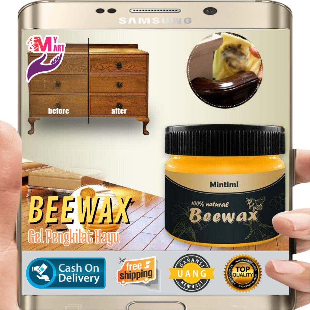 Jual Beewax Wood Seasoning Polish - Gel Pengkilat Kayu - Lilin Gel ...