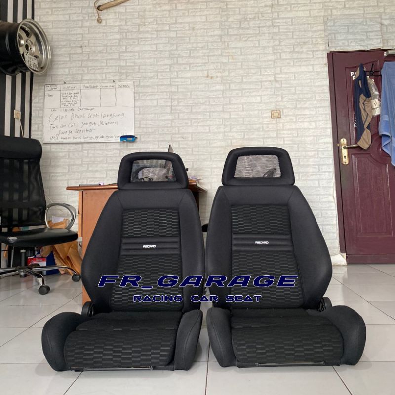 Jual JOK MOBIL RACING RECARO LX GARIS HITAM PUTIH / JOK RACING MOBIL ...