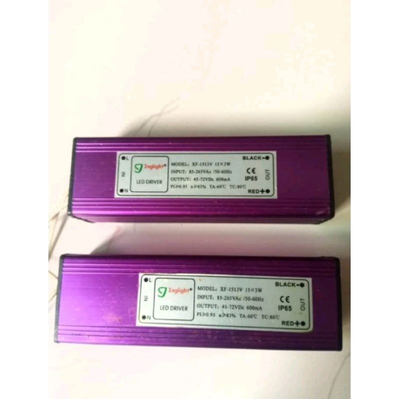 Jual Ballast Led driver ac to dc merek INLIGHT casing alumunium kotak ...