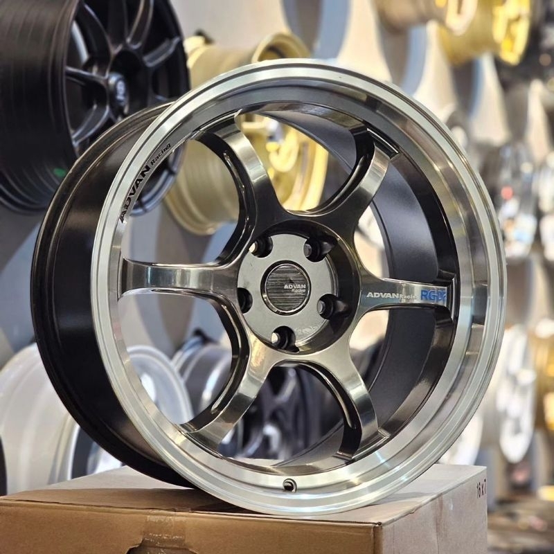 Jual velg mobil r18 lebar 9,5 ADVAN RG D2 FLOW FORMING velg mobil racing ring 18 velg Innova ...