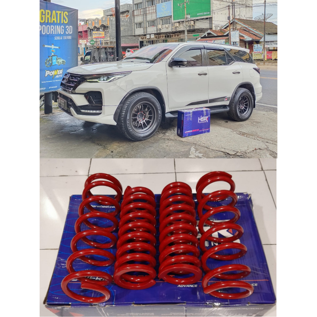 Jual LOWERING KIT SPORT FORTUNER / PER CEPER MOBIL TOYOTA FORTUNER ...