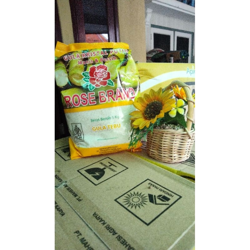 Jual GULA ROSE BRAND KUNING 1 KG 10 pc | Shopee Indonesia