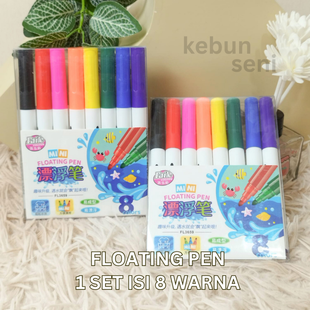 Jual Spidol Marker Ajaib Mengapung di Air Water Floating Pen Faile ...