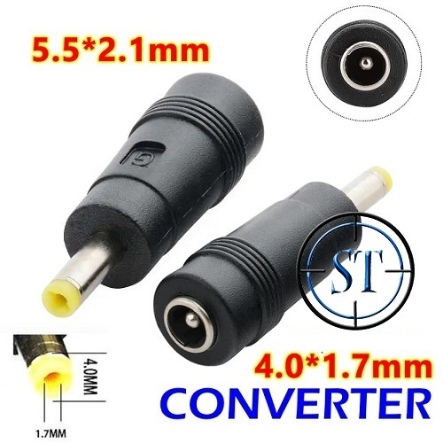 Jual Jack Converter 5.5x2.1 to 4.0x1.7 mm DC Plug Sambungan Socket ...
