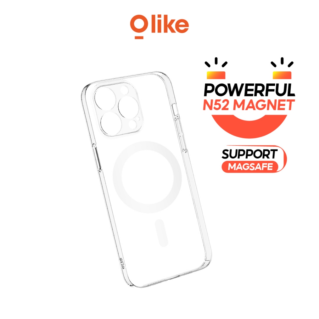 Jual OLIKE WIRELESS MAGSAFE PHONE CASE FREE SCREEN PROTECTOR LENSCOVER ...
