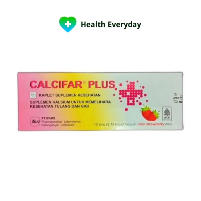 Jual Calcifar Plus Calcium + Vitamin D3 | Shopee Indonesia