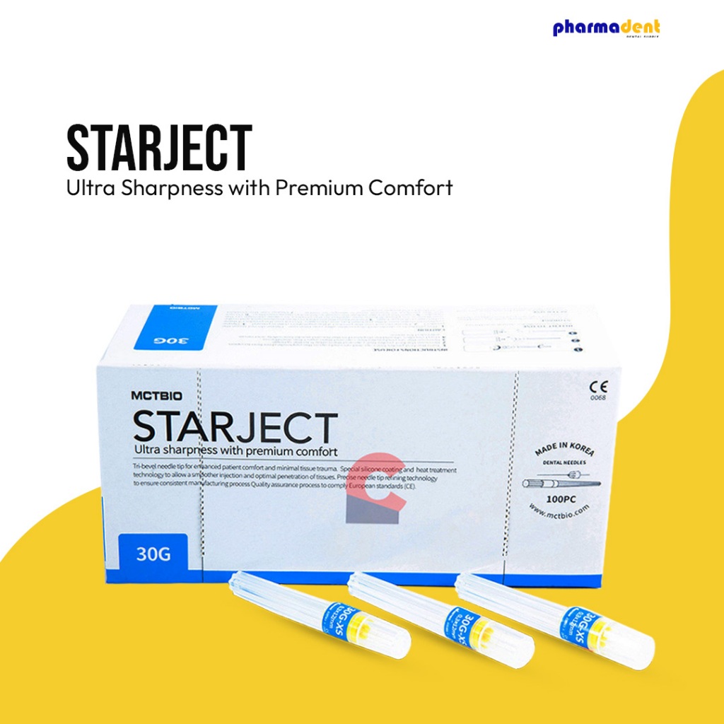 Jual Pharmadent - STARJECT MCTBIO ultra Sharpness Premium Comfort 30G | Shopee Indonesia