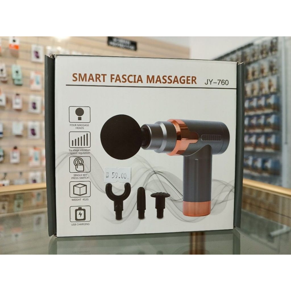 Jual Massage gun muscle massager alat pijat getar gym fitness yoga ...