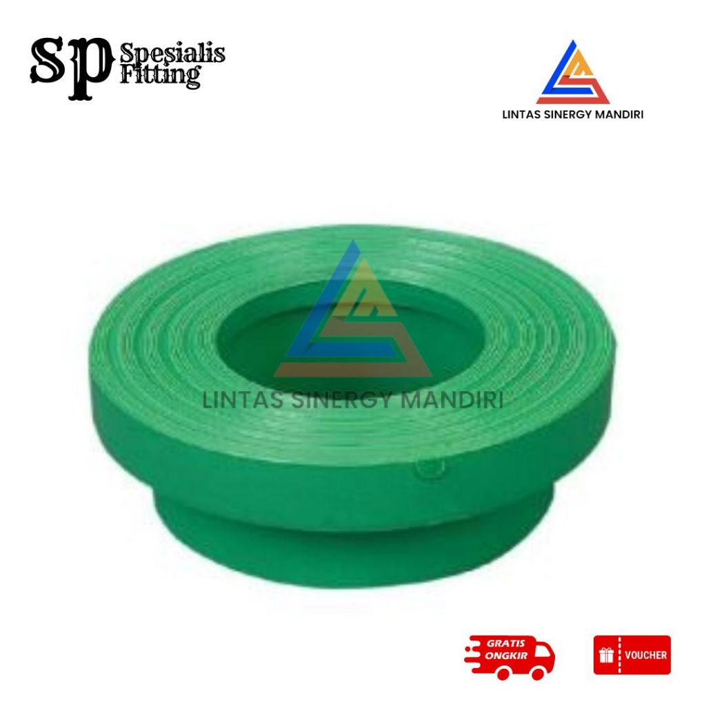 Jual FITTING PPR FLANGE ADAPTOR 40MM (1-1/4") | Shopee Indonesia