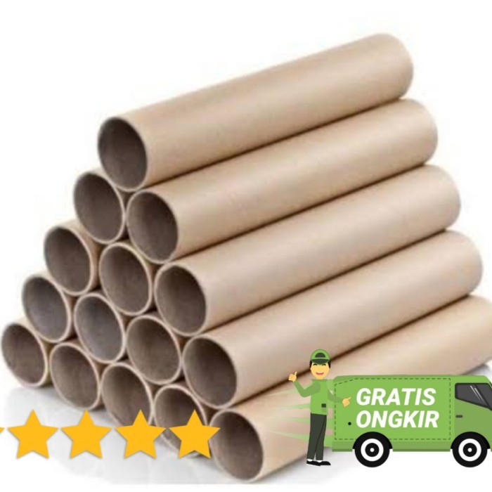 Jual 2,5inch/6cm/papar tube/paper core/packing kertas/selongsong kertas ...