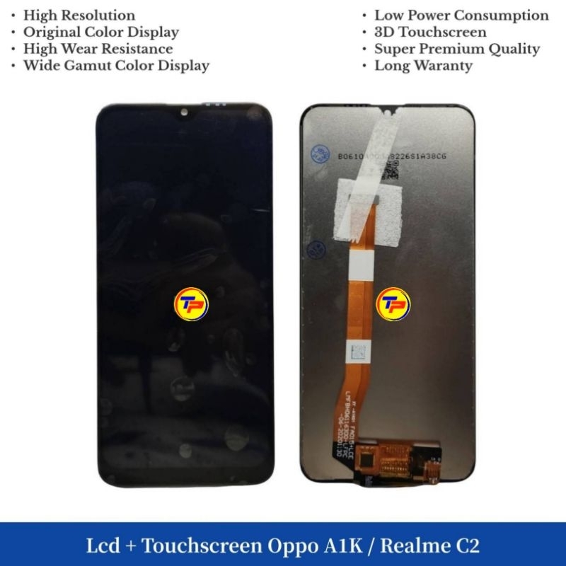 Jual Lcd + Touchscreen Oppo A1K / Realme C2 | Shopee Indonesia