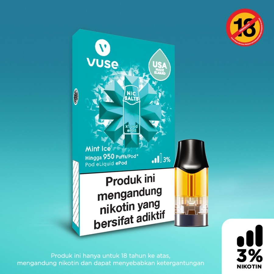 Jual VUSE POD RASA MINT ICE- VUSE EPOD CATRIDGE VAPE MENTHOL | Shopee ...