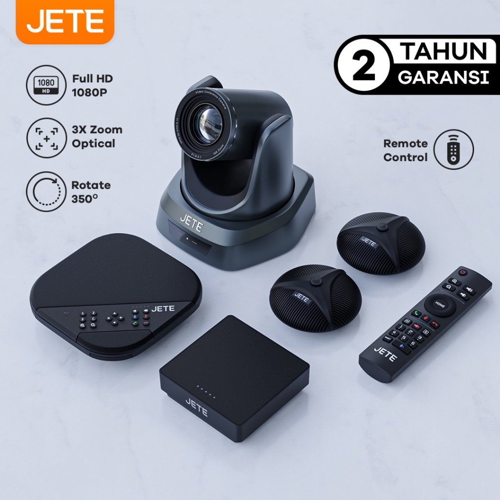 Jual Webcam Video Conference JETE Group 10x Zoom with 2 Expansion ...
