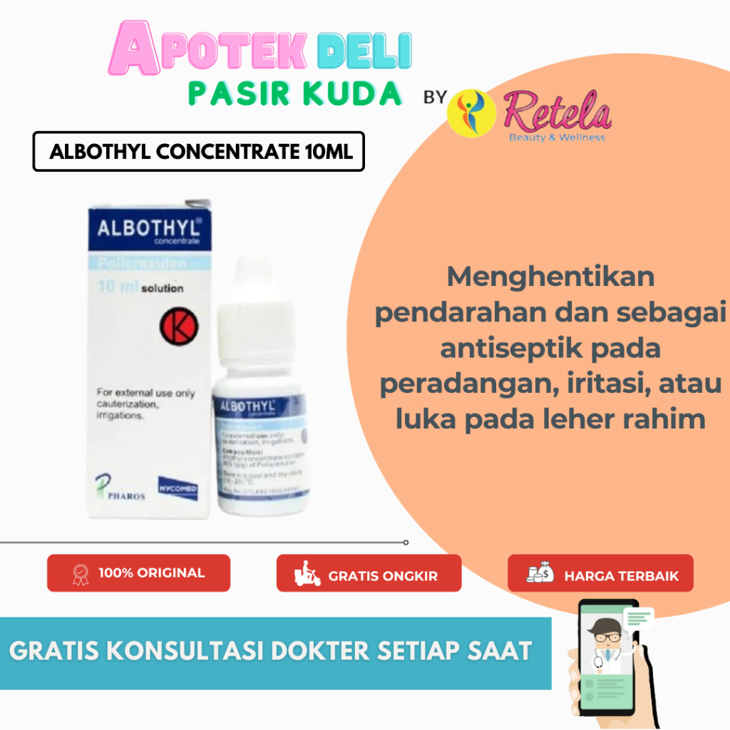 Jual Albothyl Concentrate 10Ml | Shopee Indonesia
