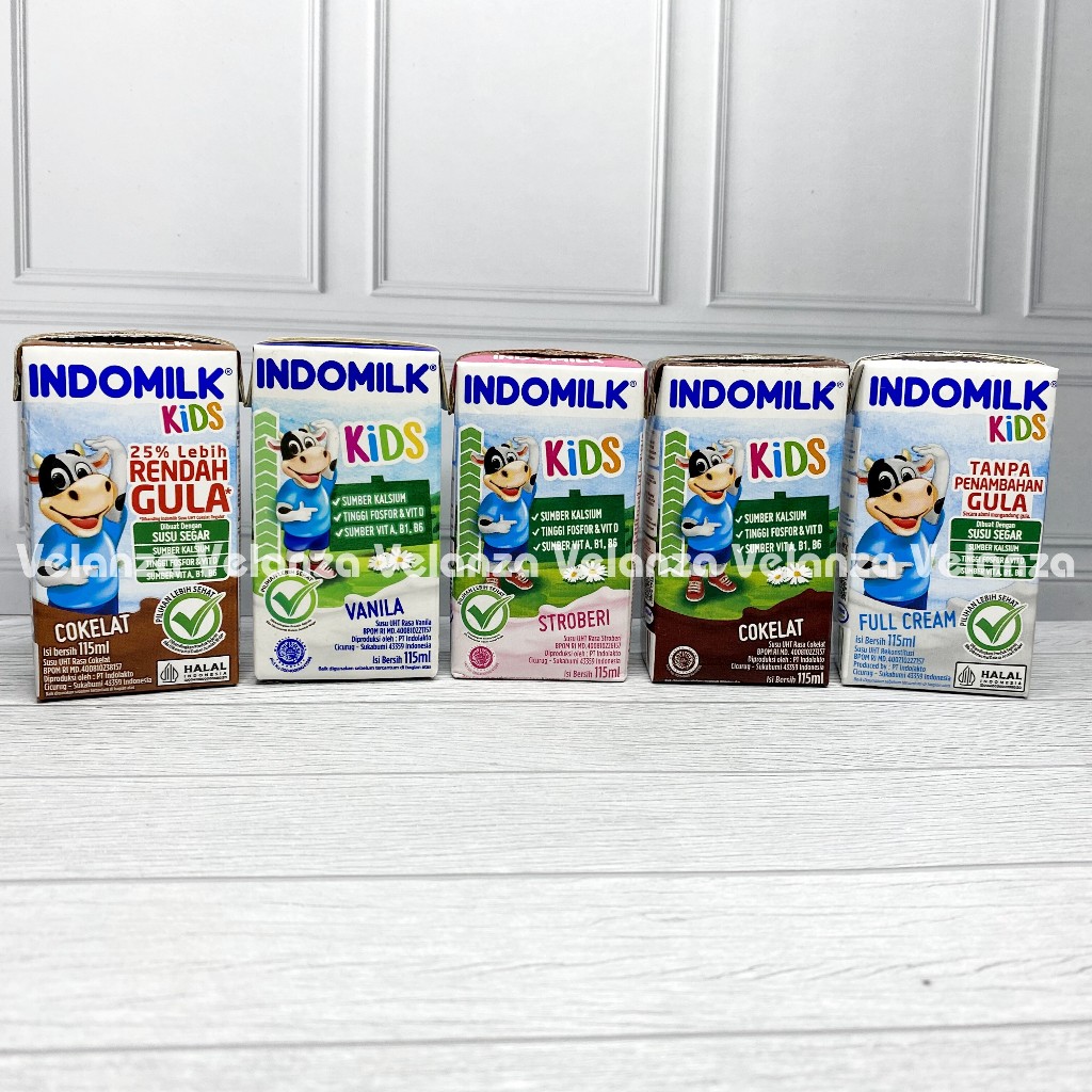 Jual Susu Indomilk UHT Kids 115 ml 1 karton/dus Isi 40 pcs | Shopee Indonesia