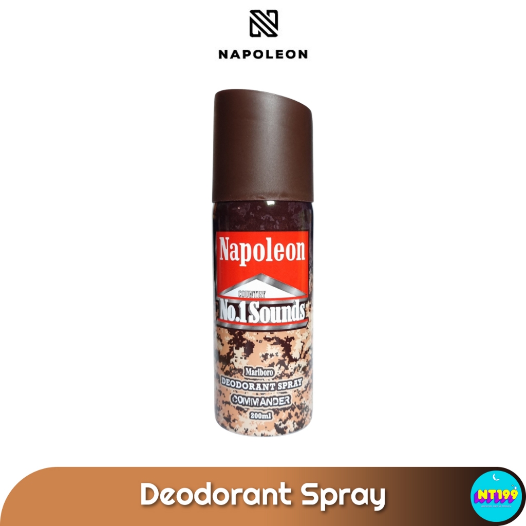 Jual Napoleon Parfum Deodorant Spray Marlboro Commander 200ml | Shopee ...