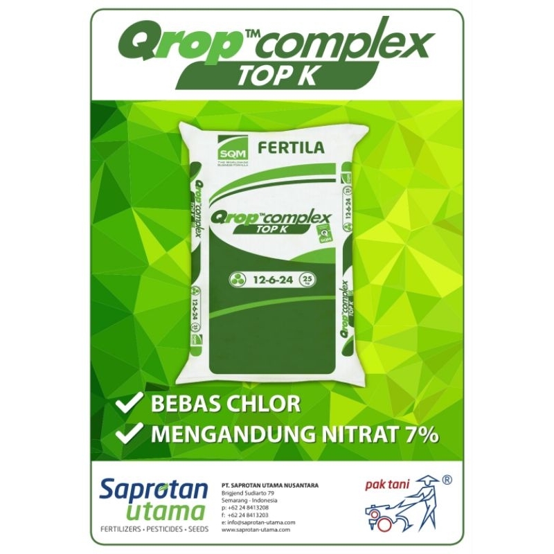 Jual SQM QROP COMPLEX TOP K Kemasan 25Kg | Shopee Indonesia