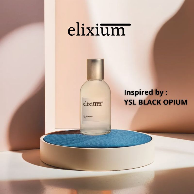 Jual Elixium - BLACK OPIUM | Parfum Wanita | Eau de Perfume | Shopee ...
