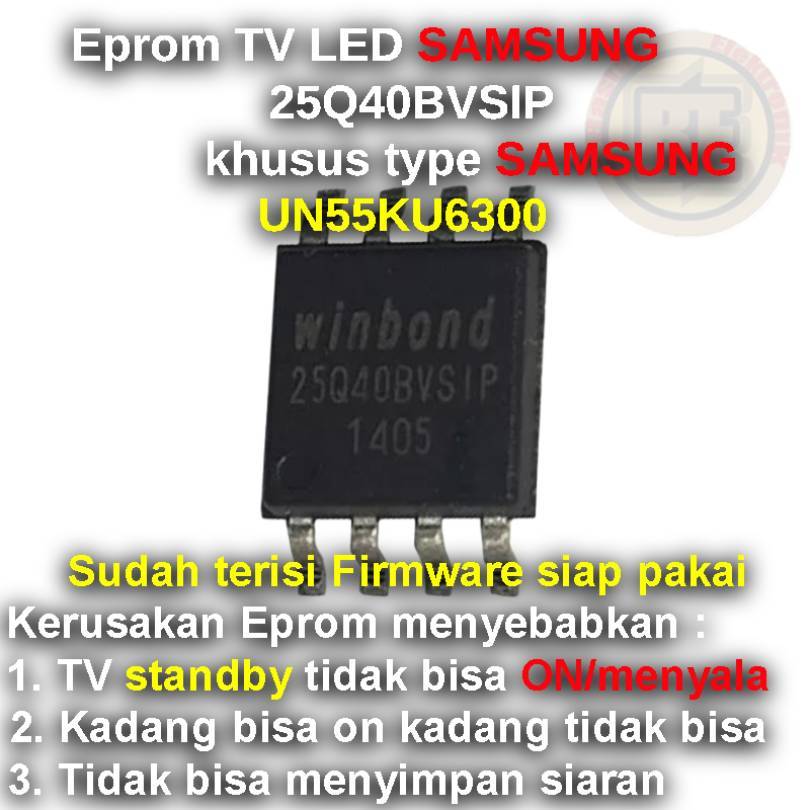 Jual Ic Eprom Firmware TV SAMSUNG UN55KU6300 | Shopee Indonesia