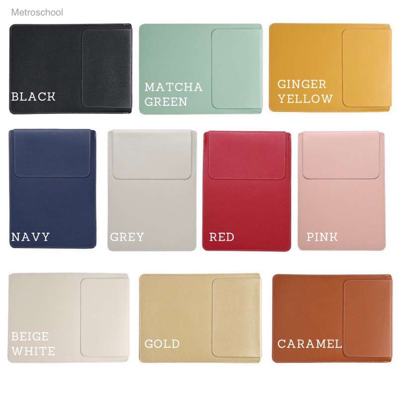 Jual BASIC Leather Sleeve Laptop Notebook 12 13 15 16 Inch Sarung ...