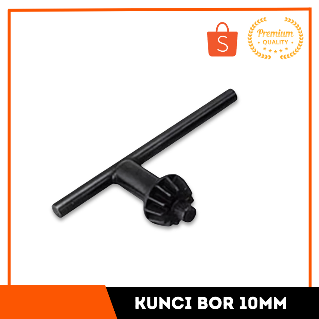 Jual Key Drill Chuck 10mm Kunci kepala Mata Bor Drat Universal Key ...